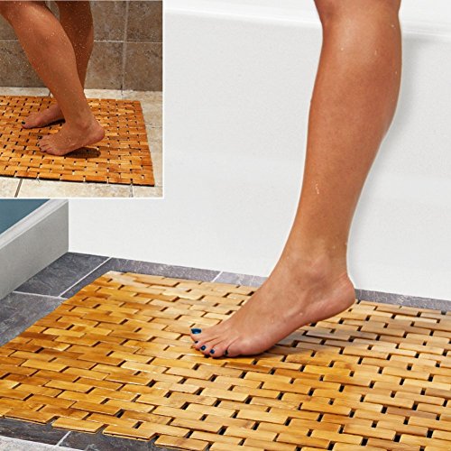Bamboo Bath Mat 100% natural eco-friendly - Only Bamboo!
