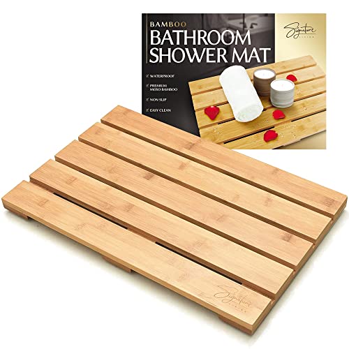 Bamboo Bath Mat 100% natural eco-friendly - Only Bamboo!