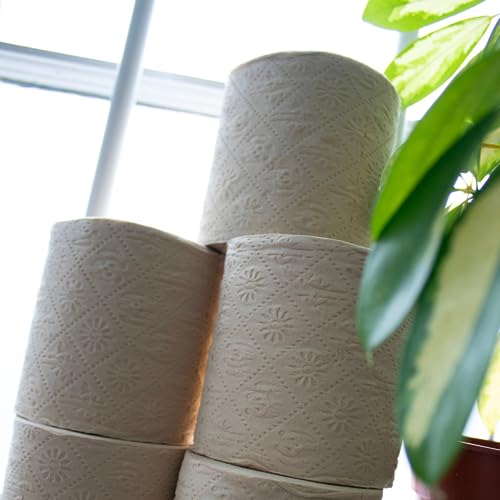 Bamboo Bobbi Eco Bamboo Toilet Paper, Unbleached Bamboo Toilet Roll ...