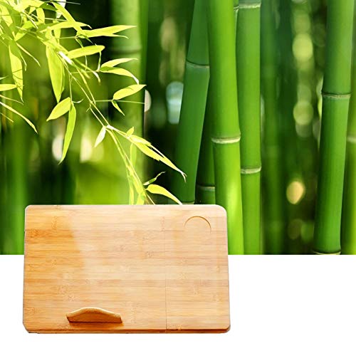 Holdfiturn Bamboo Laptop Bed Table Adjustable Laptop Table Laptop Desk ...