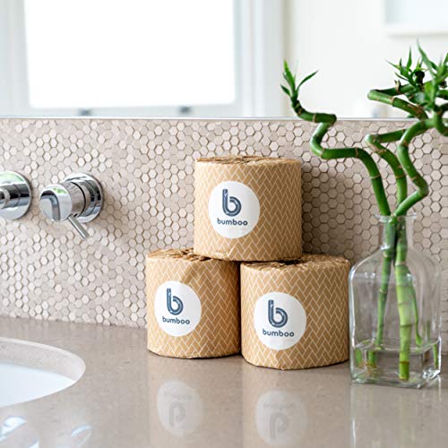 Bumboo Bamboo Toilet Roll 48 Pack | Wrapped Toilet Paper 3 ply, 300 ...