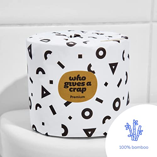 Who Gives A Crap – Premium Bamboo Toilet Roll | Box of 48 Toilet Rolls ...