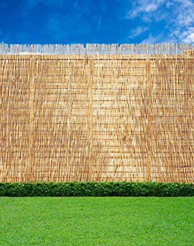 Abaseen Natural Reed Screening Garden Fence Peeled Roll Screen Wind Sun ...