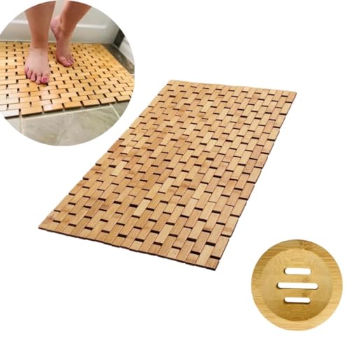 Bamboo Bath Mat 100% natural eco-friendly - Only Bamboo!