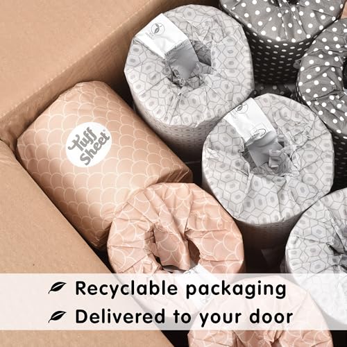 Tuff Sheet 24 Pack Bamboo Wrapped Toilet Rolls 3-Ply Strength, Plastic ...