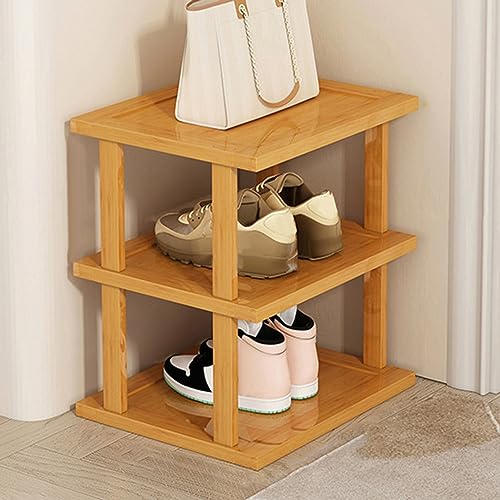 blodfune 6 Tiers Bamboo Vertical Shoe Rack, Adjustable prefabricated ...