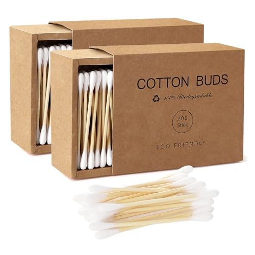 Bamboo Cotton Buds - Strong, Eco-Friendly and Bio-degradable. Pack of ...