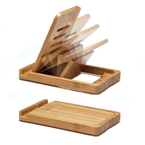 Wooden Phone Stand for Desk, Adjustable, Sustainable Bamboo Novelty ...