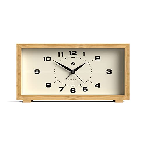 NEWGATE® Lemur alarm clock | Rectangular design | Bamboo case | Ideal ...