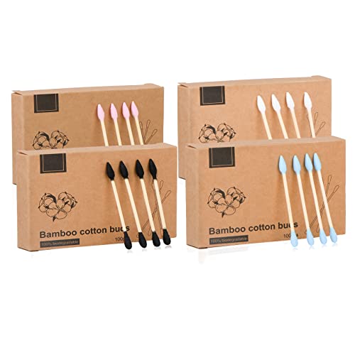 Natural Bamboo Cotton Swabs, Eco-Friendly & Biodegradable – Comfortable ...