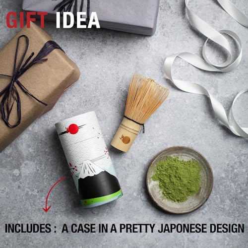 ORIGEENS Bamboo Matcha Whisk with 100 PRONGS - Traditional Chasen ...