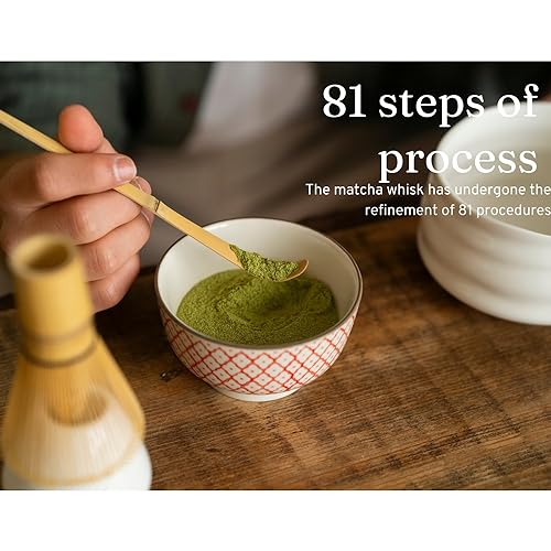 Matcha Whisk Bamboo - 100 Prong Chasen Traditional Japanese Bamboo ...